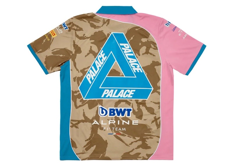 Palace x Kappa For Alpine Tech Polo Desert Camo Men's - FW23 - US