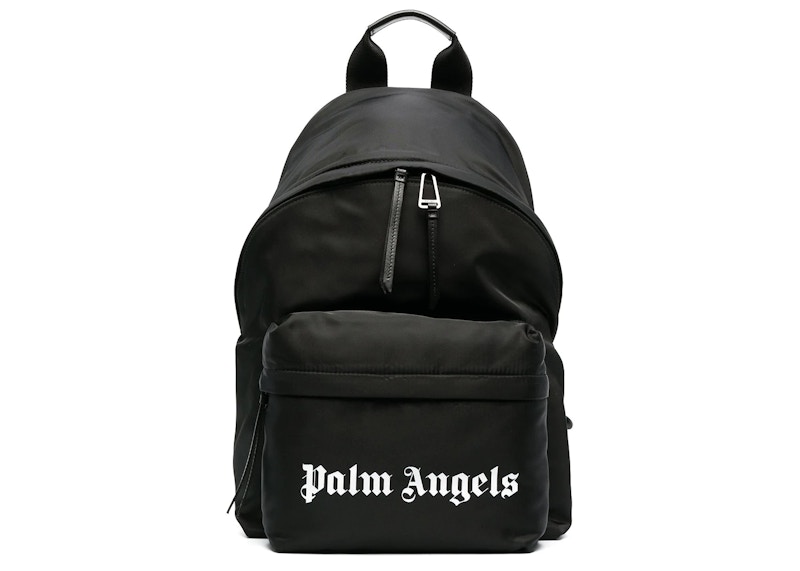 Palm Angels Logo-print Backpack Black Men's - SS21 - US