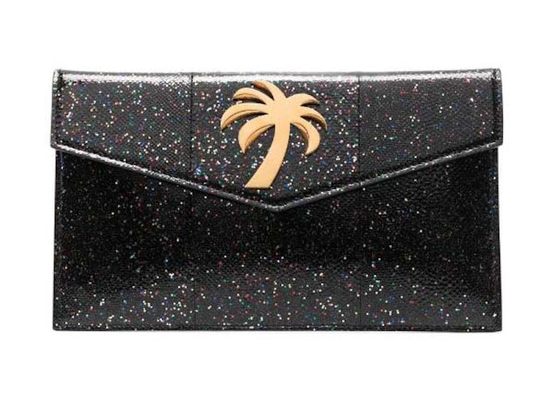 Palm Angels Palm Beach Night Out Clutch Black/Gold - US