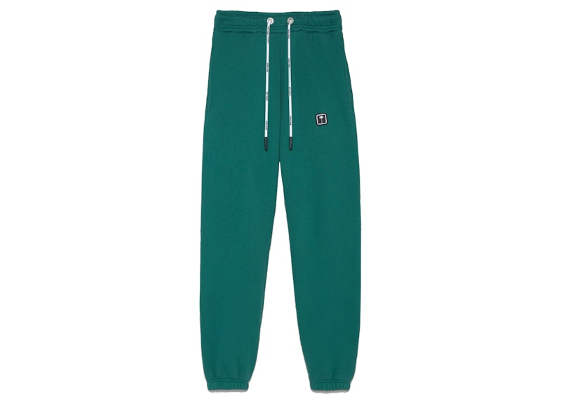 Palm Angels Palm Tree Sweatpants Forest Green Men's - FW21 - US
