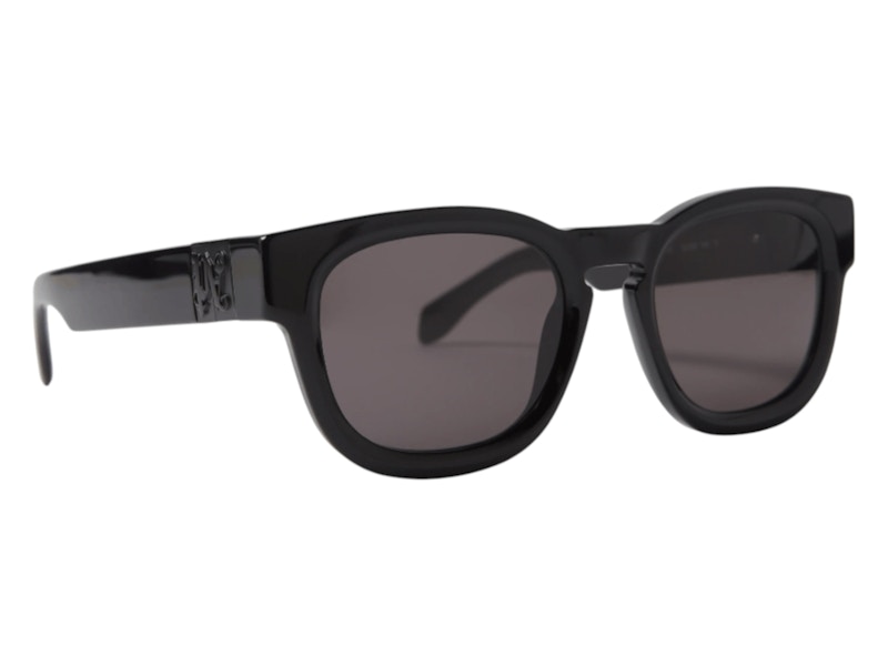 Palm Angels Riverside Sunglasses Black Dark Grey (PERI064S24PLA0011207 ...