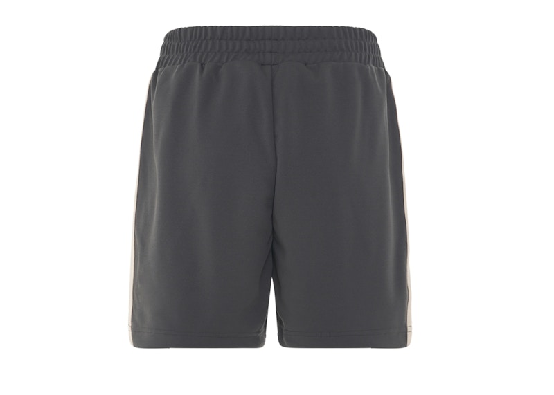 Palm Angels Track Shorts Grey/Off-white Men's - FW22 - US