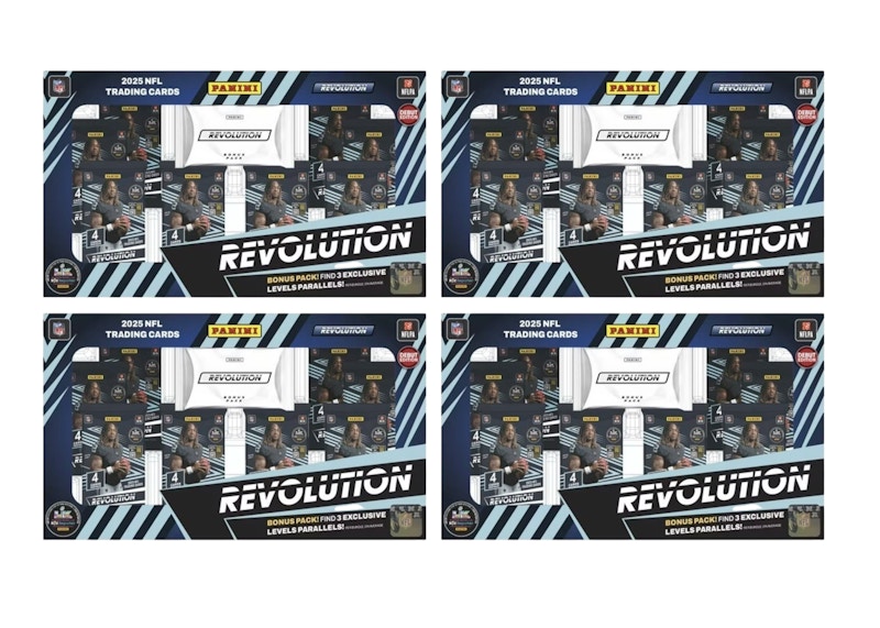 Panini Revolution Football Box 4x Lot (Sam's Club Exclusive) - US