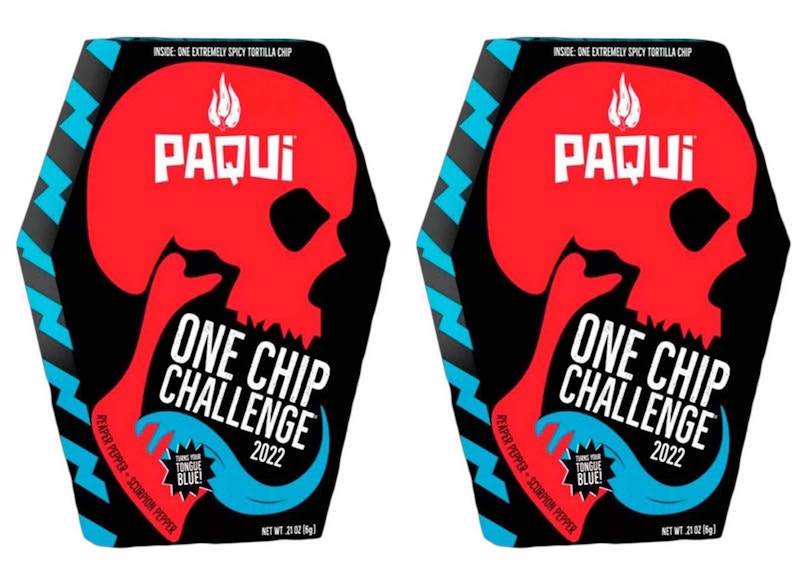 Paqui One Chip Challenge 2022 Carolina Reaper & Scorpion Pepper 2x Lot (Not Fit For Human ...