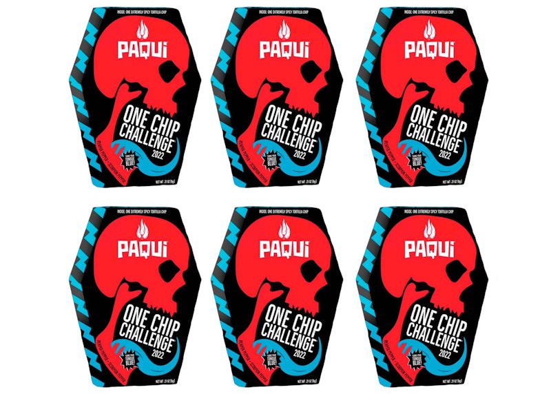 Paqui One Chip Challenge 2022 Carolina Reaper & Scorpion Pepper 6x Lot ...