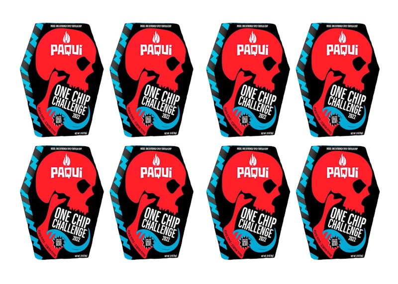 Paqui One Chip Challenge 2022 Carolina Reaper & Scorpion Pepper 8x Lot ...