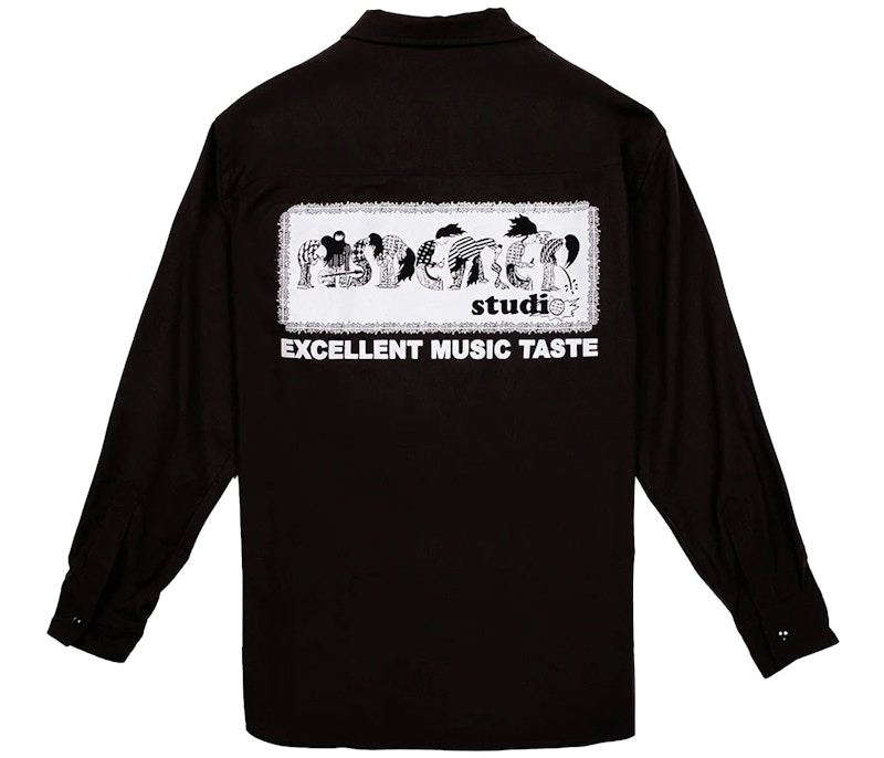 Pas de Mer Band Shirt Black Men's - FW22 - US