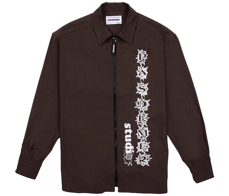 Pas de Mer Band Shirt Brown Men's - FW22 - US