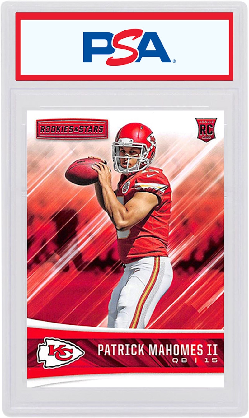 Patrick Mahomes 2017 Panini Rookies & Stars Rookie #201 (PSA or BGS ...