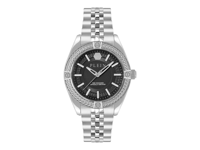 Philipp Plein Plein Icon Chain PWZFA0125 43mm in Stainless Steel - US