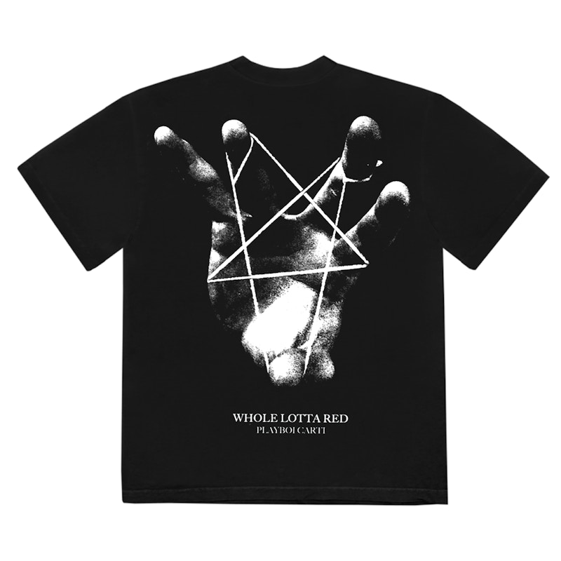 Playboi Carti Teeth T-shirt Black Men's - US