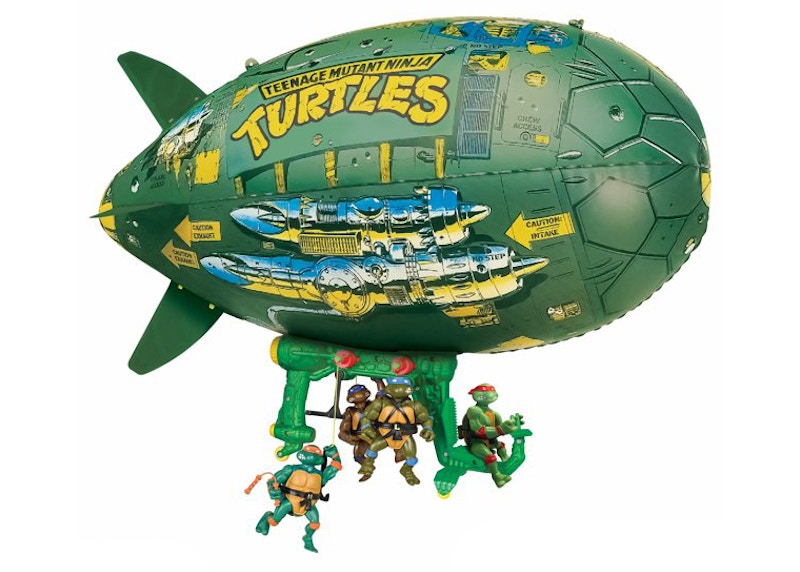 Playmates Toys Teenage Mutant Ninja Turtles Classic Turtle Blimp Action ...