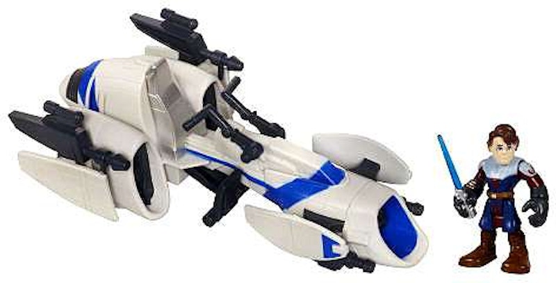 Playskool Star Wars Jedi Force BARC Speeder with Anakin Skywalker Mini ...