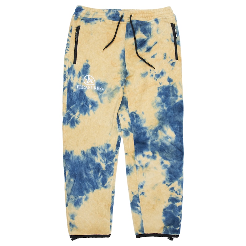 Pleasures Caffeine Polar Fleece Pants Tan Men's - FW21 - US
