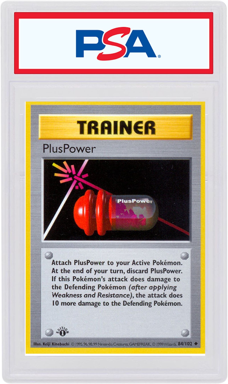 PlusPower 1999 Pokemon TCG Base Set 1st Edition #84/102 (PSA or BGS ...