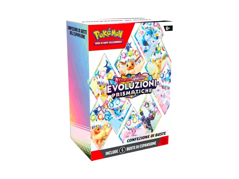 Pokémon Scarlet & Violet Prismatic Evolutions 6 Pack (Italian Version) - US