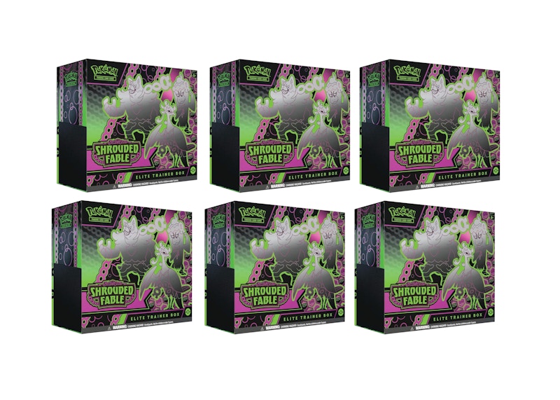 Pokémon Scarlet & Violet Shrouded Fable Elite Trainer Box 6x Lot - US