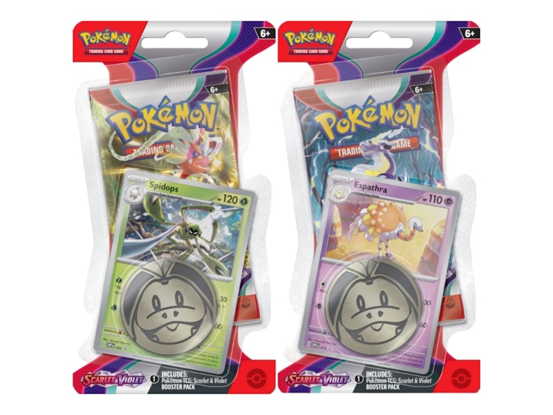 Pokémon Scarlet & Violet Spidops + Espathra Base Set Checklane Blister ...