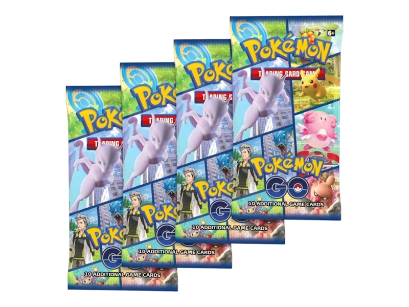 Pokémon Sword & Shield GO Booster Pack 4x Lot (Artwork May Vary) - US