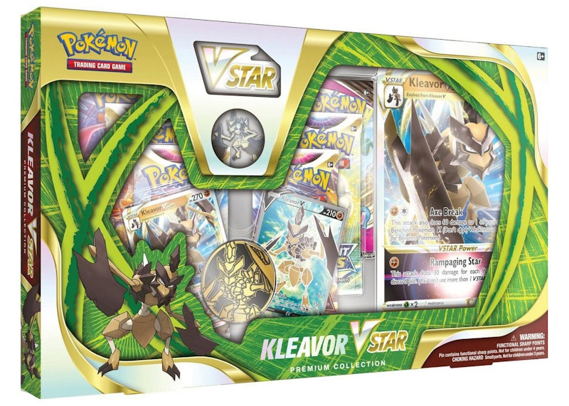 Pokémon TCG Kleavor VSTAR Premium Collection Box - US