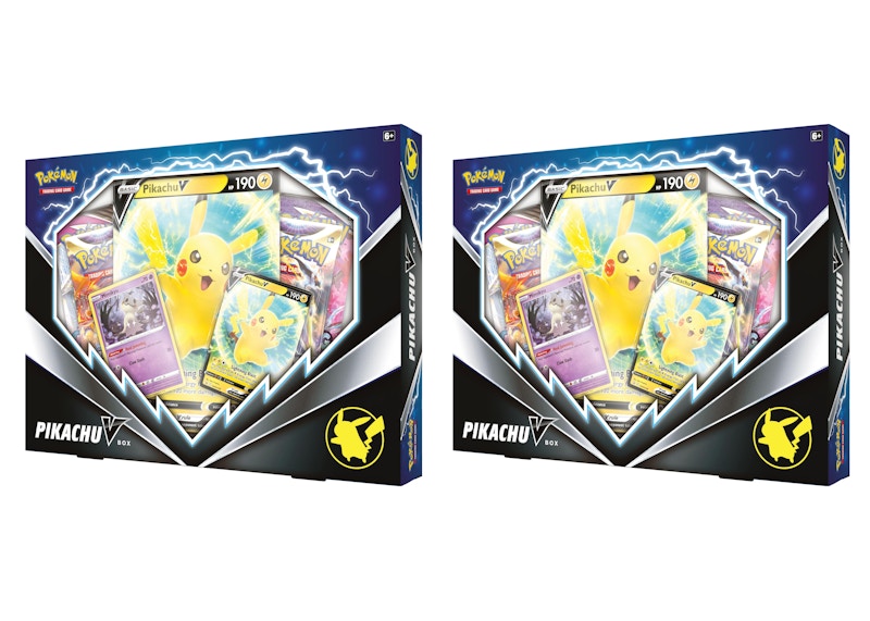 Pokémon TCG Pikachu V Box 2x Lot - ES