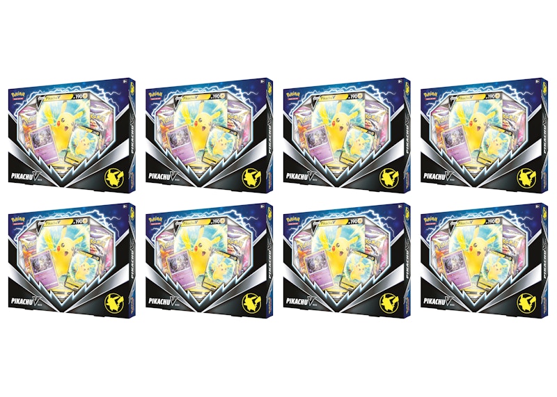 Pokémon TCG Pikachu V Box 8x Lot - CN