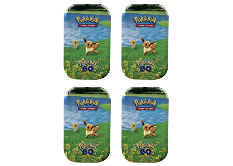 Pokémon TCG Pokémon GO Eevee Mini Tin 4x Lot - US