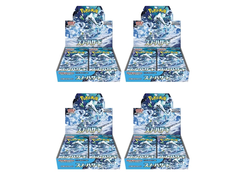 Pokémon TCG Scarlet & Violet Expansion Pack Snow Hazard Booster Box ...