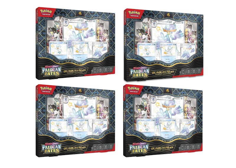Pokémon TCG Scarlet & Violet Paldean Fates Quaquaval ex Premium ...