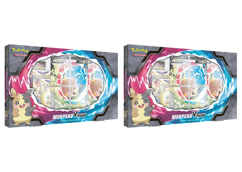 Pokémon TCG Sword & Shield Morpeko V-UNION Special Collection Box 2x ...