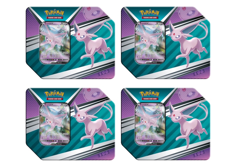 Espeon V 2022 ESPEON V POKEMON SWSH BLACK STAR PROMO V HEROES TINS PSA
