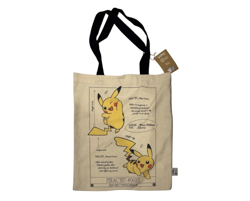Pokemon x Natural History Museum Pikachu Tote - US