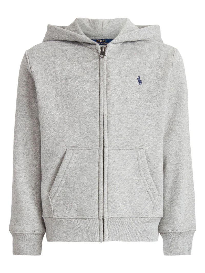 Polo Ralph Lauren Boys Fleece Full-Zip Hoodie Sport Heather - SS25 - US