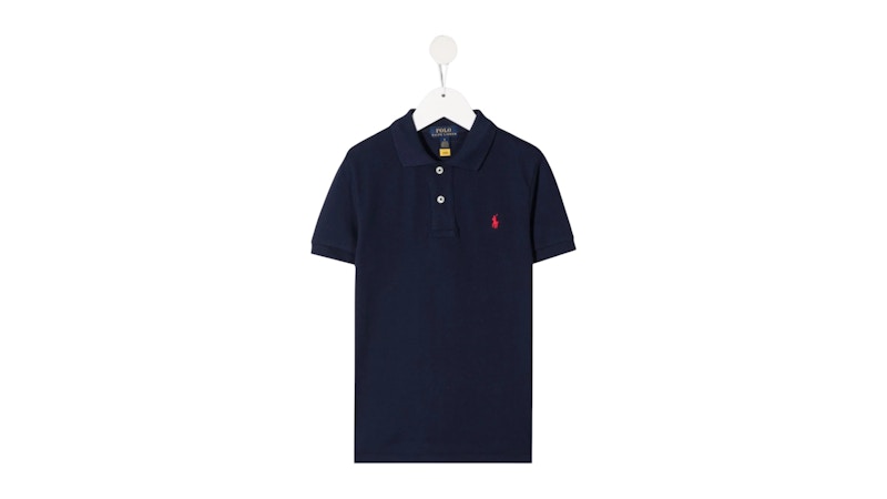 Polo Ralph Lauren Kids Short Sleeve Basic Mesh Polo Refined Navy - SS25 ...