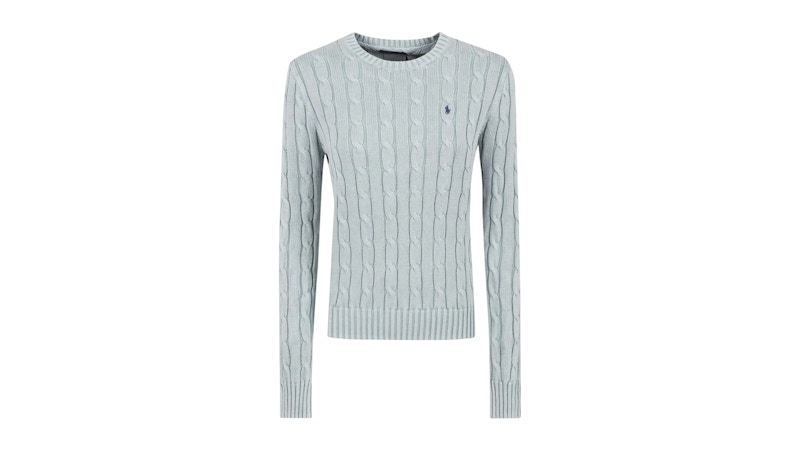 Polo Ralph Lauren Women's Cable-Knit Sweater Light Chambray - SS25 - US