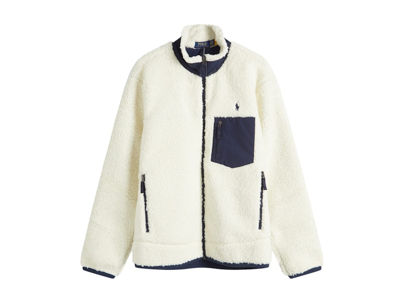 Polo Ralph Lauren Zip Through Fleece Clubhouse Cream Men's - SS25 - US