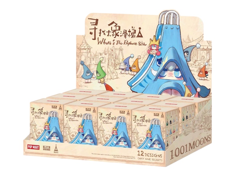 Pop Mart 1001MOONS Where’s the Elephant Slide Series Figures Sealed ...