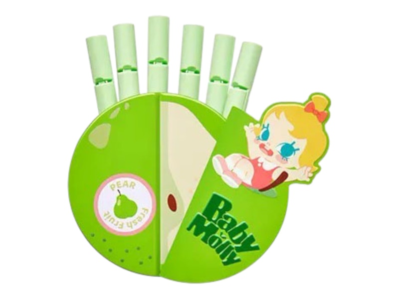 Pop Mart Baby Molly Fruity Aroma Series Pear Shake-n-Joy Magnetic Sealing Clip Storage - US