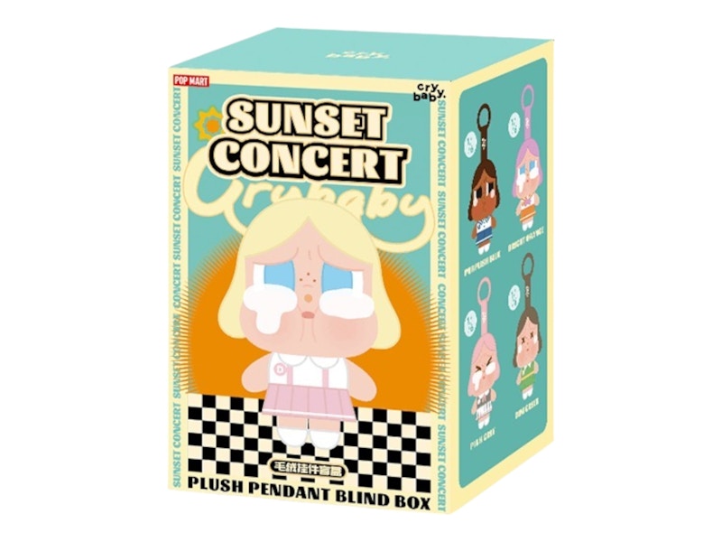 Pop Mart CRYBABY Sunset Concert Series Plush Pendant Single Blind Box - KR