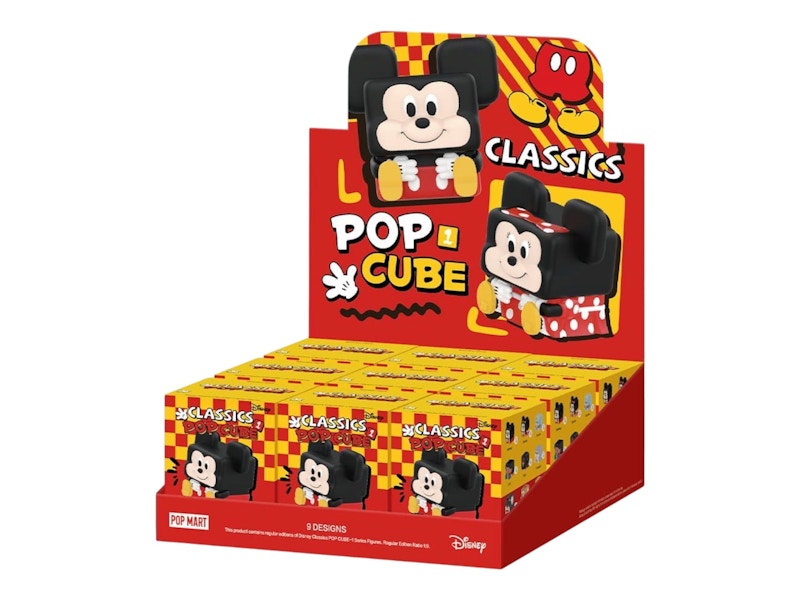 Pop Mart Disney Classics POP CUBE-1 Series Figures Sealed Case (9 Blind ...