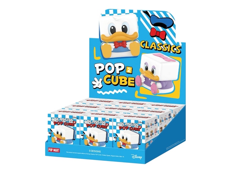 Pop Mart Disney Classics POP CUBE-2 Series Figures Sealed Case (9 Blind ...