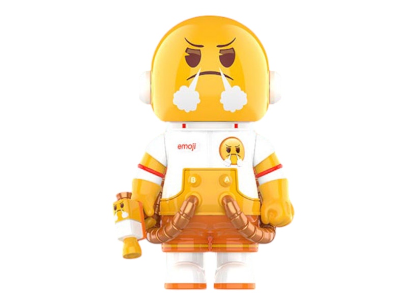 Pop Mart Mega Space Molly x emoji Series Incazzato 100% - IT