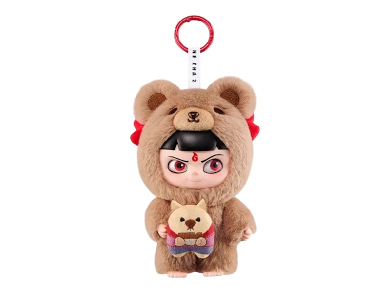 Pop Mart NeZha 2 Dress Up Party Series Nezha's Brown Bear Edition Vinyl ...