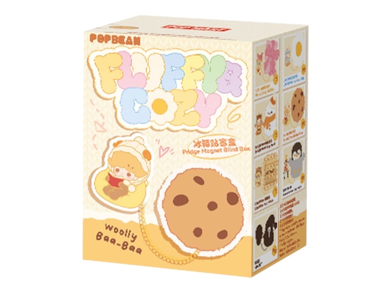 Pop Mart POP BEAN Fluffy & Cozy Series Fridge Magnet Single Blind Bag - US