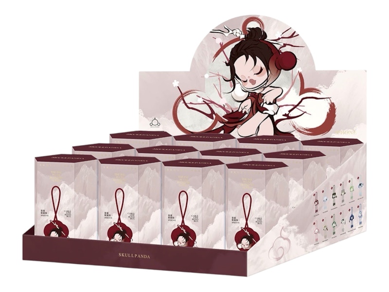 Pop Mart SKULLPANDA The Ink Plum Blossom Series Line iPhone Cable ...