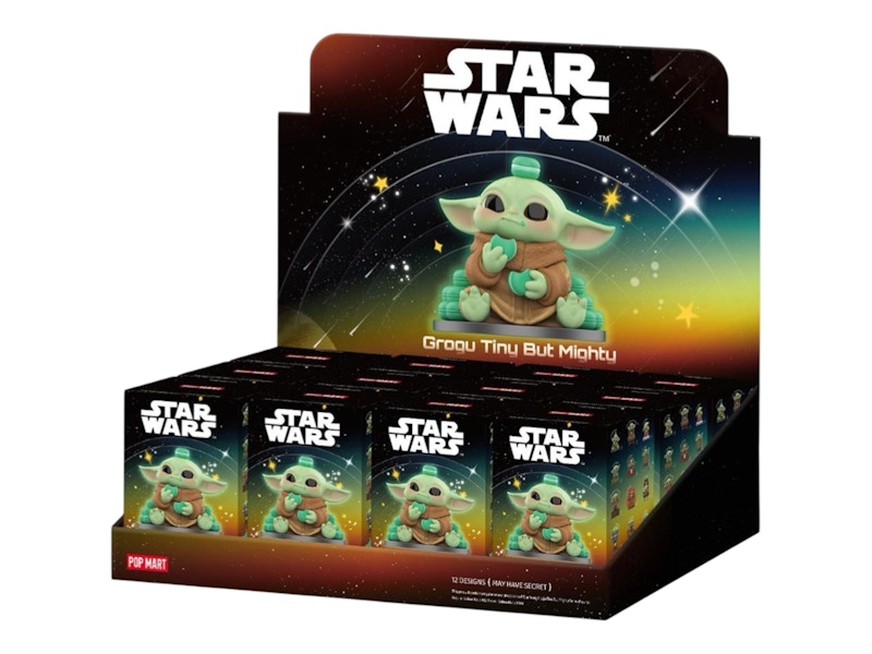 Pop Mart Star Wars Grogu Tiny But Mighty Series Figures Sealed Case (12 ...