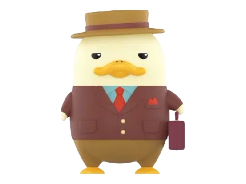 Pop Mart The Grand DUCKOO Hotel Series Rich Man Figure - US