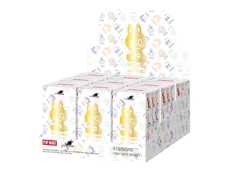 Sealed Case (9 Blind Box) The Monsters Labubu 10th Anniversary Series ...