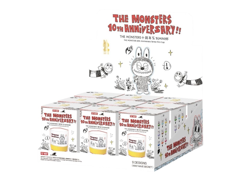 Sealed Case (9 Blind Box) The Monsters Labubu 10th Anniversary Series ...