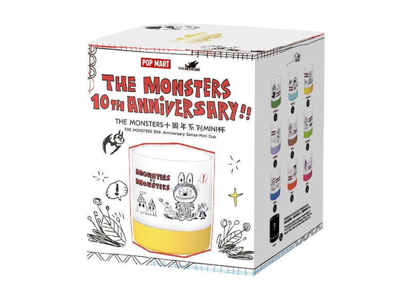 Single Blind Box The Monsters Labubu 10th Anniversary Series Mini Cup - US